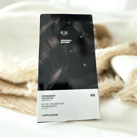 igk | Hair | Igk Permanent Hair Color Kit Original Brown 4n | Poshmark